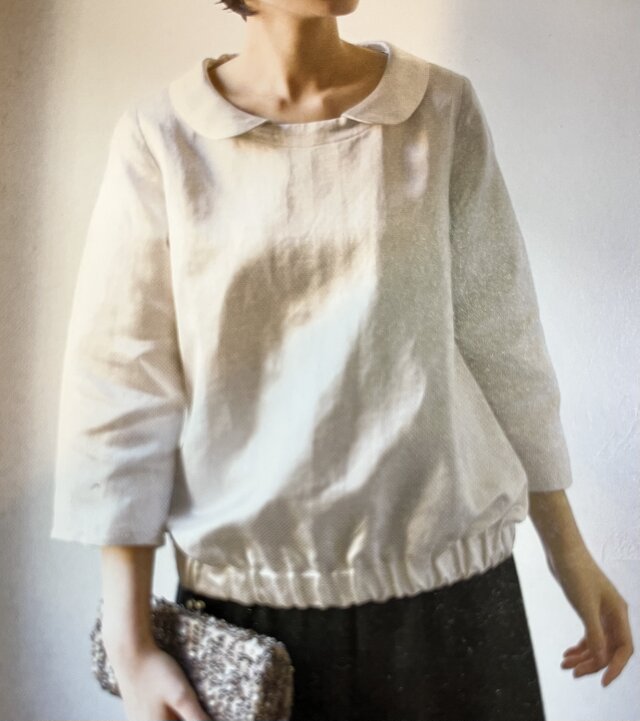 丸襟ブラウス コーデュロイ マッシュルーム | iichi ハンドメイド・クラフト作品・手仕事品の通販