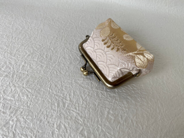 青海波 花丸文 ミニがま口 | iichi ハンドメイド・クラフト作品・手仕事品の通販