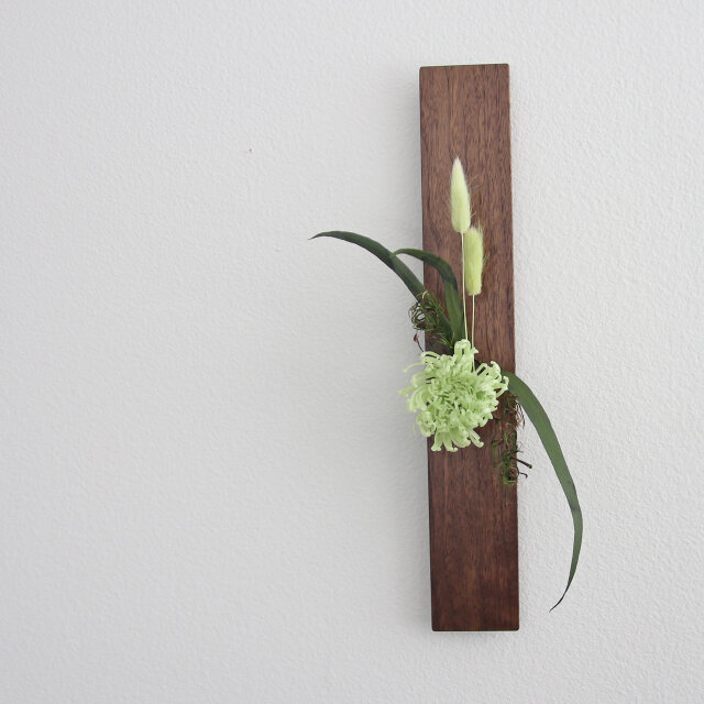 Wall flower Black Walnut3 | iichi ハンドメイド・クラフト作品・手仕事品の通販