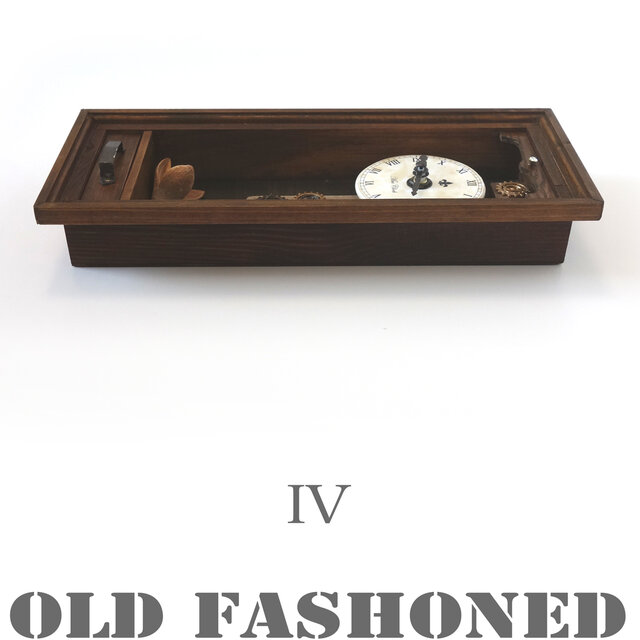 OLD FASHIONED Ⅳ レトロで小さな掛け時計 インテリア ノスタルジック #004 | iichi ハンドメイド・クラフト作品・手仕事品の通販