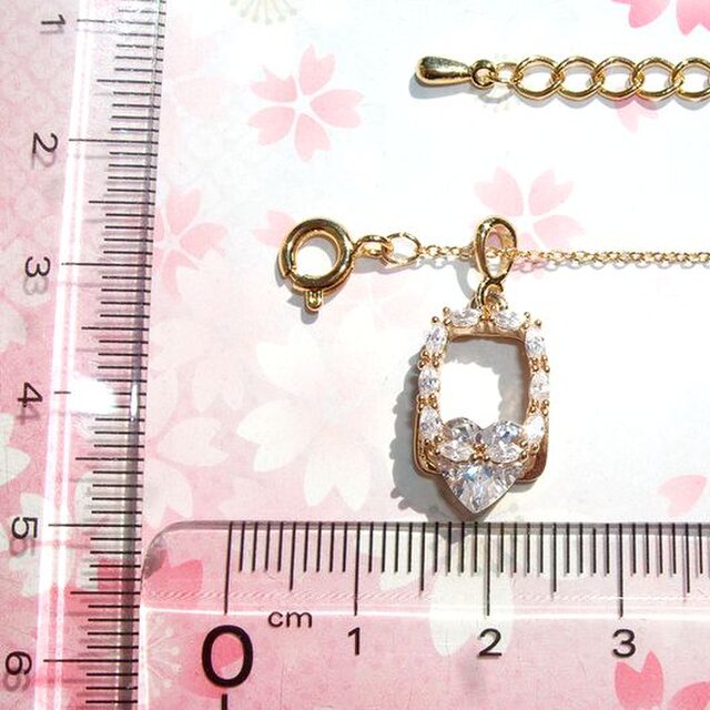 ☆送料無料☆ CZデザインネックレス超極細ネックレス ♯9-1 | iichi ハンドメイド・クラフト作品・手仕事品の通販