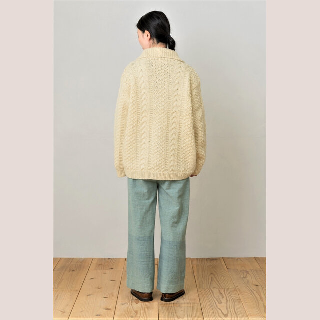 bighug マーリャ フィッシャーマンカーデ ナチュラル | iichi ハンドメイド・クラフト作品・手仕事品の通販