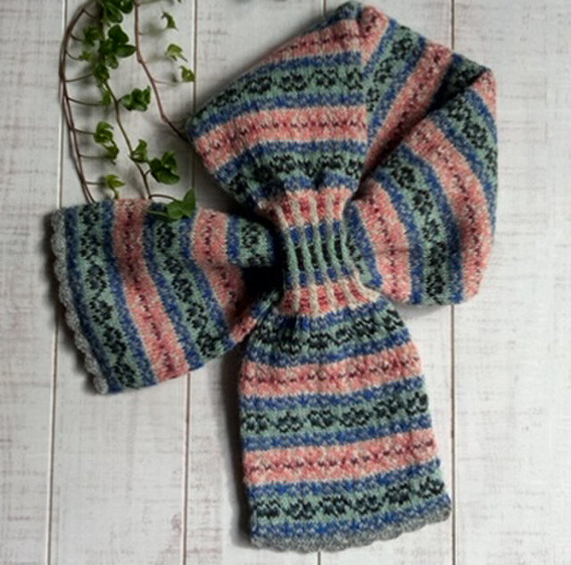 フェアアイル プティマフラー T | iichi ハンドメイド・クラフト作品・手仕事品の通販