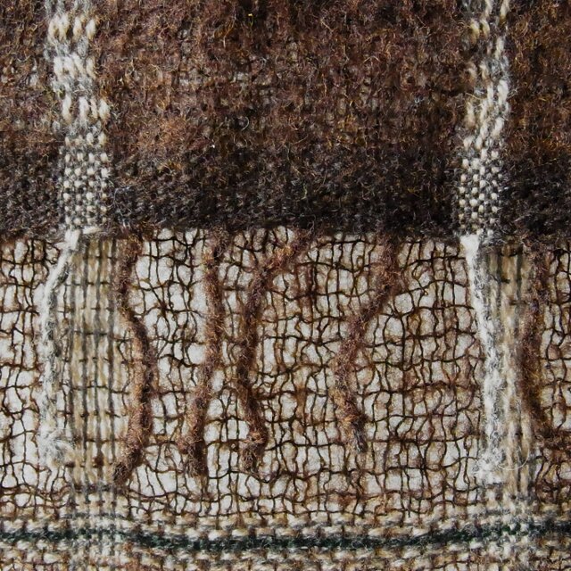 手織り モヘアストール 【mw-01-br】 | iichi ハンドメイド・クラフト作品・手仕事品の通販