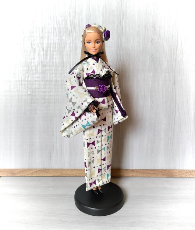 「Nordic～リボンの誘惑」28～30cmドール着物 | iichi ハンドメイド・クラフト作品・手仕事品の通販