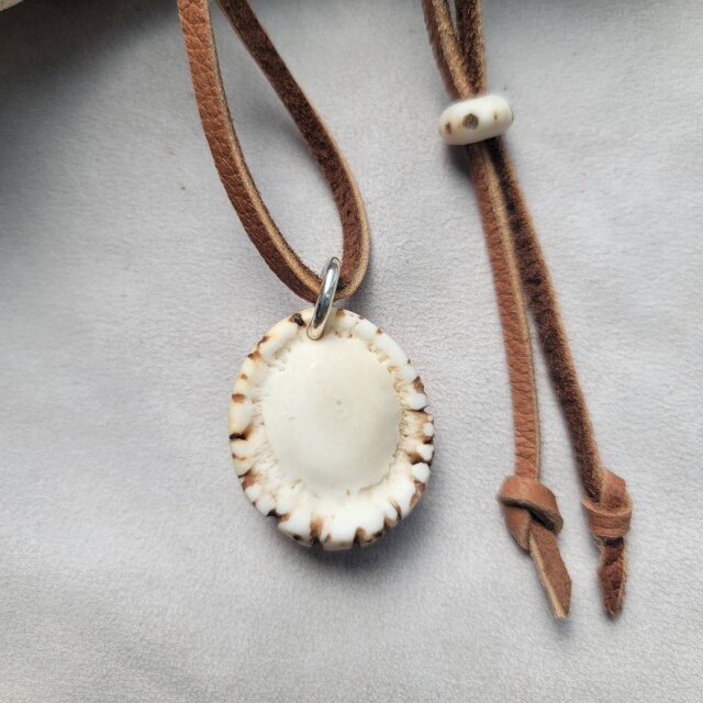 鹿の角 虹彩珊瑚 ペンダント | iichi ハンドメイド・クラフト作品・手仕事品の通販