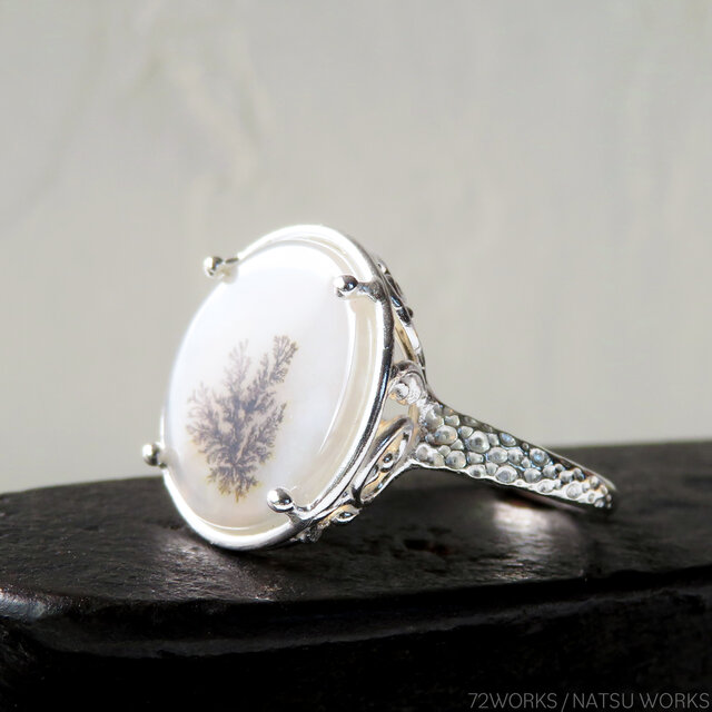 デンドリティック アゲートリング / Dendritic Agate Ring 。 | iichi ハンドメイド・クラフト作品・手仕事品の通販