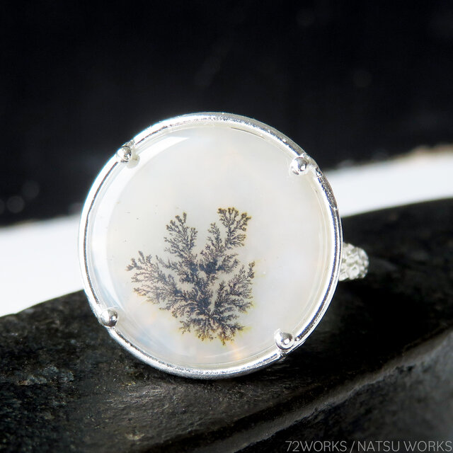 デンドリティック アゲートリング / Dendritic Agate Ring 。 | iichi ハンドメイド・クラフト作品・手仕事品の通販
