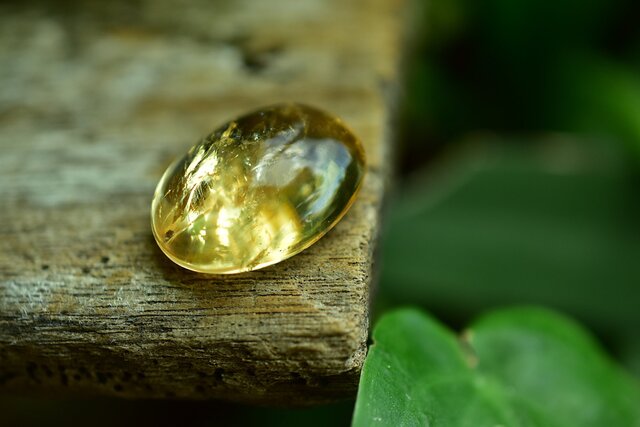 虹入り・きらり★シトリン ルースs584 | iichi ハンドメイド・クラフト作品・手仕事品の通販