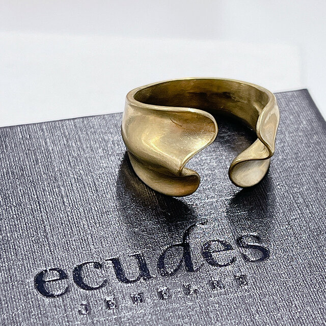 Nami 真鍮Brassリング【efr72】 | iichi ハンドメイド・クラフト作品・手仕事品の通販