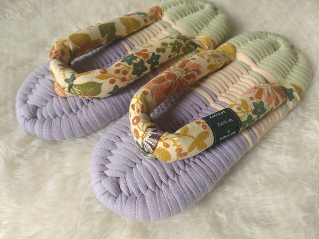 布ぞうり 23.5cm | iichi 日々の暮らしを心地よくするハンドメイドやアンティークのマーケットプレイス