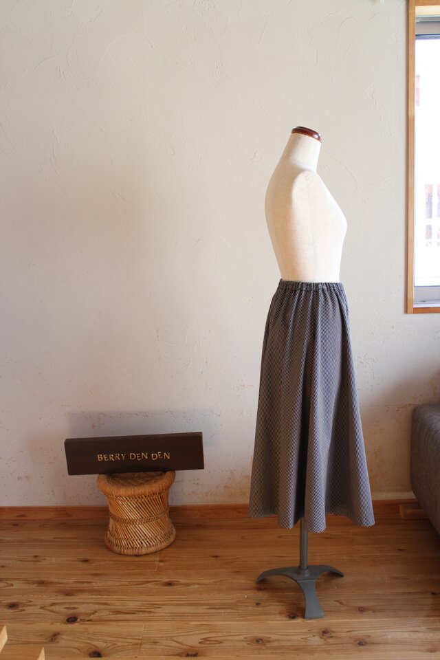 ヒッコリーデニム 70cm丈 | iichi ハンドメイド・クラフト作品・手仕事品の通販