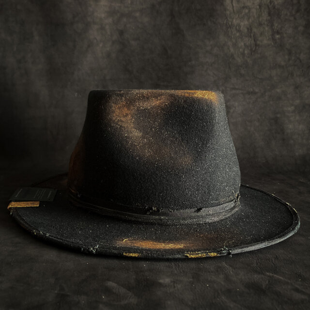 Lozenge scorched hat | iichi ハンドメイド・クラフト作品・手仕事品の通販