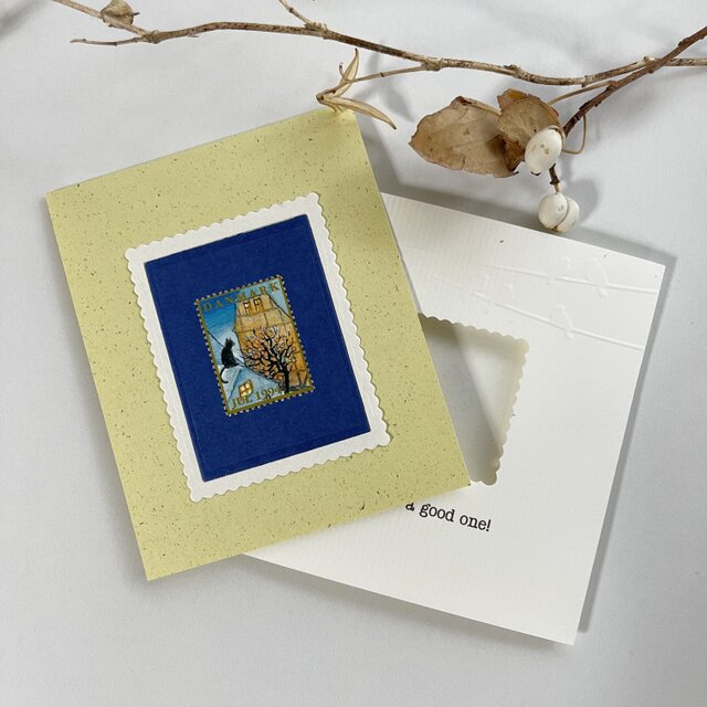 ＊Collage card 13〜クリスマスシールのカード | iichi ハンドメイド・クラフト作品・手仕事品の通販