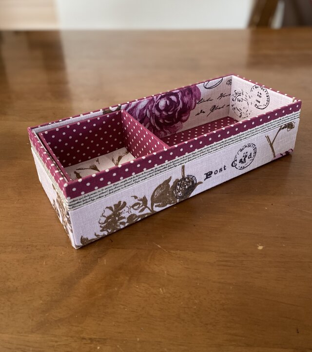 [floret pattern cartonnage] STOF生地で小物入れ | iichi ハンドメイド・クラフト作品・手仕事品の通販