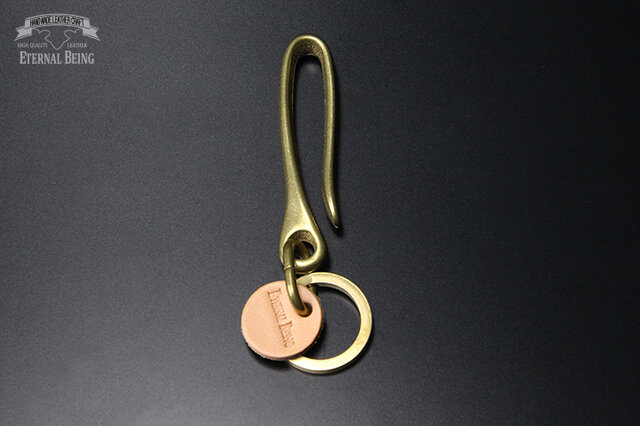 真鍮釣り針フックキーホルダーD | iichi 日々の暮らしを心地よくするハンドメイドやアンティークのマーケットプレイス