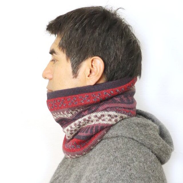 アルパカネックウォーマーBT_AU362 | iichi ハンドメイド・クラフト作品・手仕事品の通販