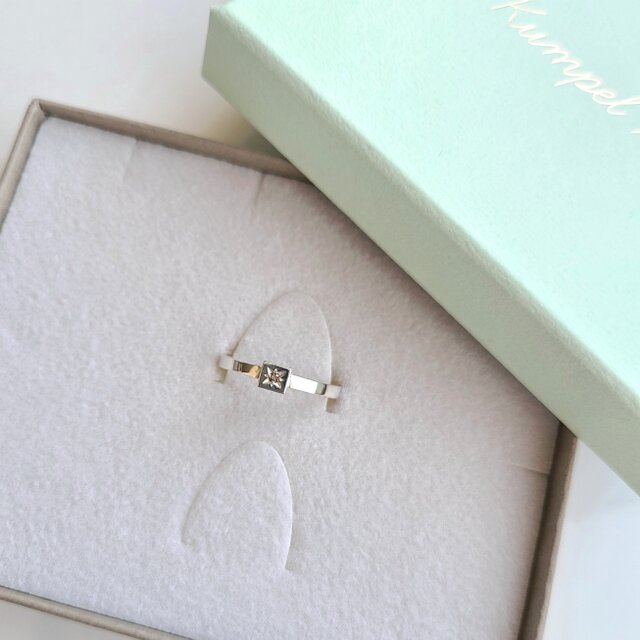 秋冬限定 Blown color Cube RING / SV925 ≪送料無料≫ KY-055R | iichi ハンドメイド・クラフト作品・手仕事品の通販