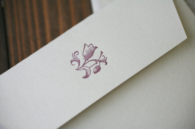 〔retro pattern series〕長封筒 | iichi 日々の暮らしを心地よくするハンドメイドやアンティークのマーケットプレイス