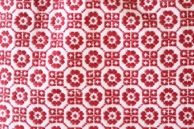 こぎん刺しペタンコ巾着【ストロベリーピンク】 | iichi ハンドメイド・クラフト作品・手仕事品の通販