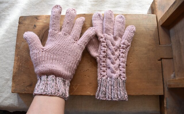 オーガニックウールの手袋 | iichi 日々の暮らしを心地よくするハンドメイドやアンティークのマーケットプレイス
