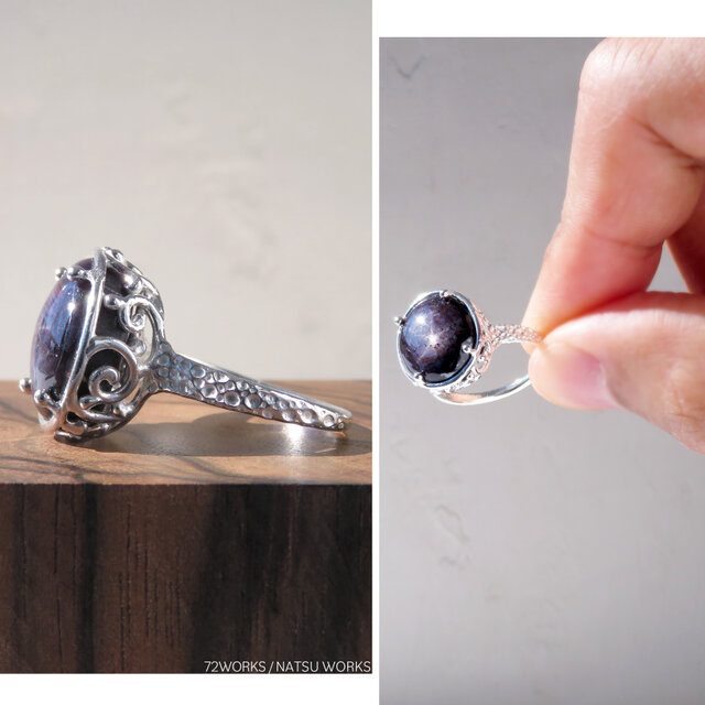 スタールビー リング / Star Ruby Ring | iichi ハンドメイド・クラフト作品・手仕事品の通販
