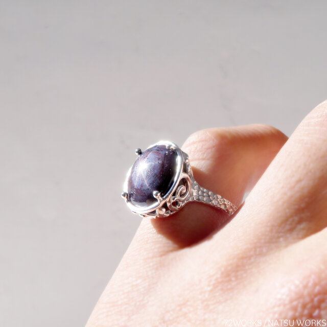 スタールビー リング / Star Ruby Ring | iichi ハンドメイド・クラフト作品・手仕事品の通販