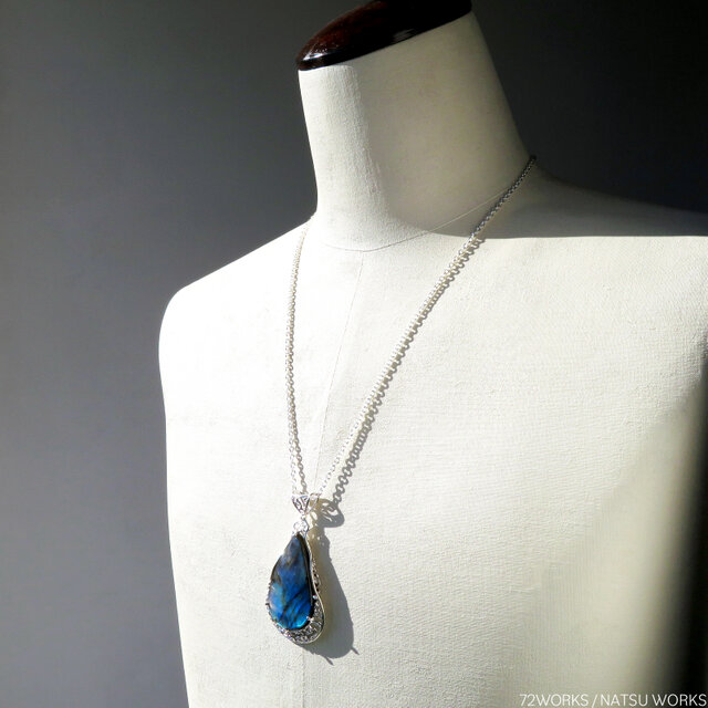 ラブラドライト ネックレス / Labradorite Necklace | iichi ハンドメイド・クラフト作品・手仕事品の通販