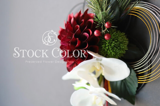 ≪予約販売・数量限定≫予約受付中＊お正月お飾り(アイアンM＊梅飾り)【No.7-004】 | iichi ハンドメイド・クラフト作品・手仕事品の通販