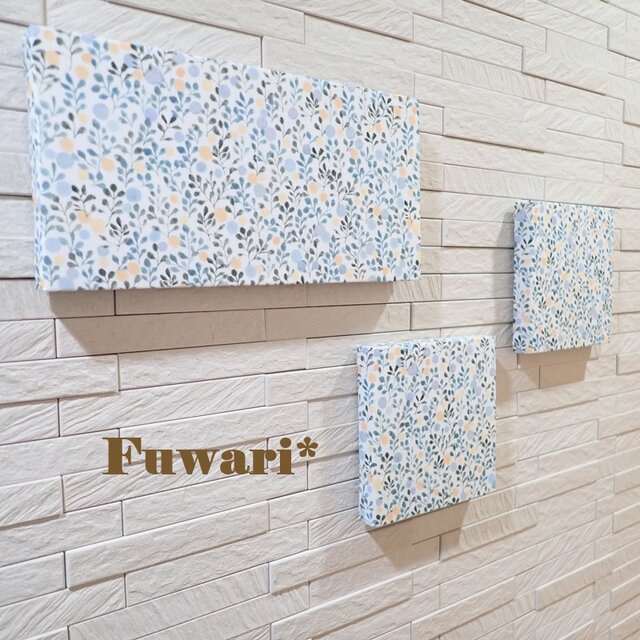 【30×15cm】軽量ファブリックパネル_BUBBLE BUBBLE_P3-14 | iichi ハンドメイド・クラフト作品・手仕事品の通販