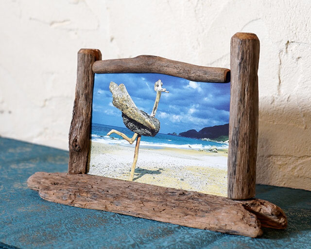 【送料無料】流木フォトスタンド－20 | iichi ハンドメイド・クラフト作品・手仕事品の通販