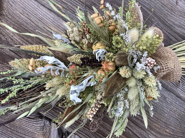 八ヶ岳〜雑穀のスワッグ003 | iichi ハンドメイド・クラフト作品・手仕事品の通販