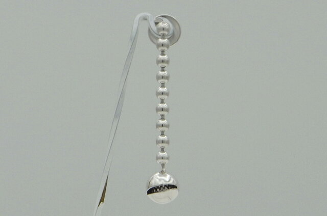 anti smile ball chain Pierce_1 type:B | iichi ハンドメイド・クラフト作品・手仕事品の通販