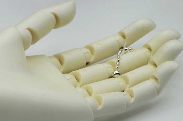 anti smile ball chain Pierce_1 type:B | iichi ハンドメイド・クラフト作品・手仕事品の通販