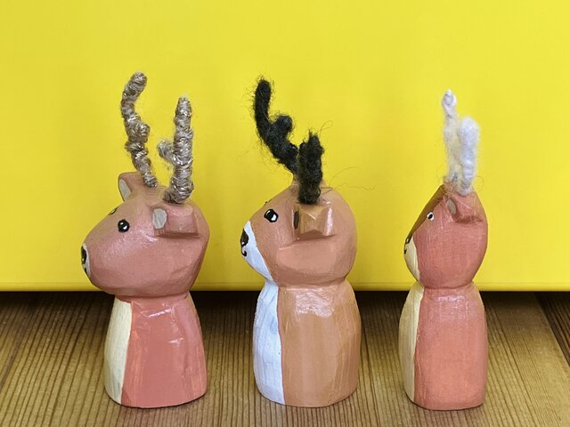 トナカイ&クリスマスツリーset | iichi 日々の暮らしを心地よくするハンドメイドやアンティークのマーケットプレイス