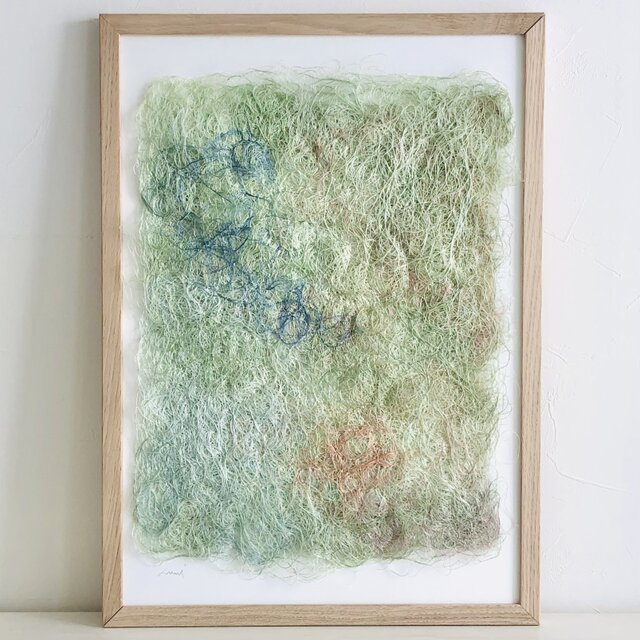 embroidery art 刺繍のフレーム no.68 | iichi ハンドメイド・クラフト作品・手仕事品の通販