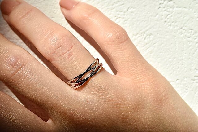 カルテットレイヤードリング/Quartet Layered Ring | iichi ハンドメイド・クラフト作品・手仕事品の通販