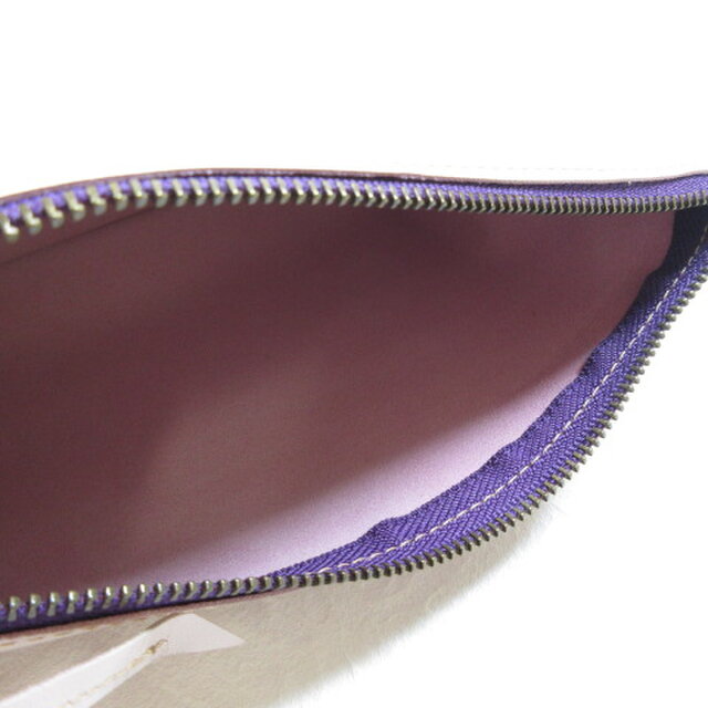 《ゴートスキン》三角フリーポーチ・スムース・ピンク・三角フリーポーチ・003 | iichi ハンドメイド・クラフト作品・手仕事品の通販