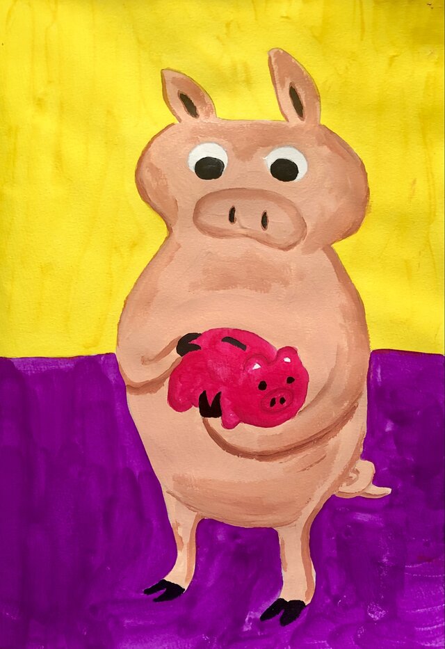 ブタのブタの貯金箱 | iichi ハンドメイド・クラフト作品・手仕事品の通販