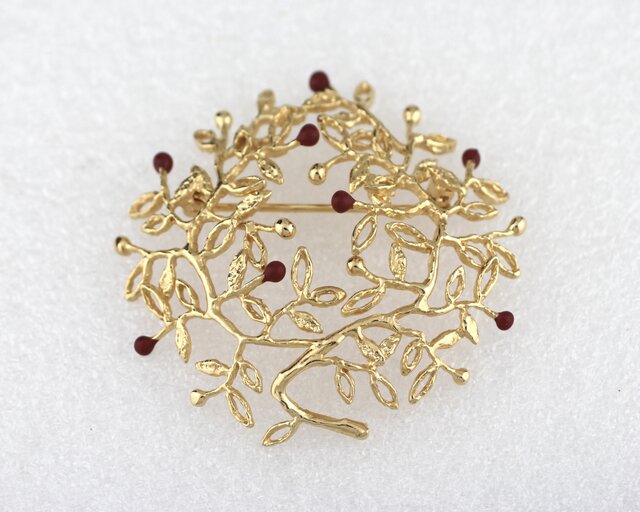 minori brooch gold | iichi 日々の暮らしを心地よくするハンドメイドやアンティークのマーケットプレイス