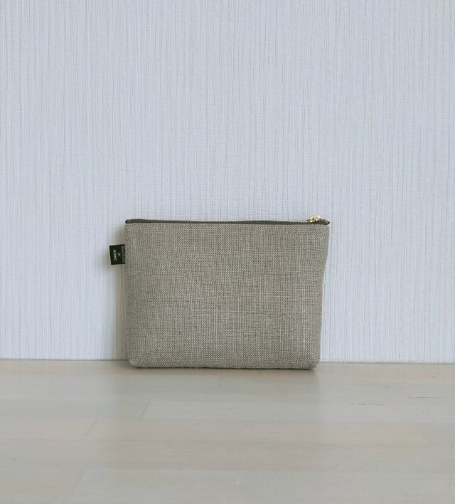 こぎん刺しの16cmポーチ | iichi ハンドメイド・クラフト作品・手仕事品の通販