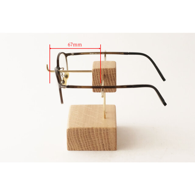 真鍮とホワイトオークの眼鏡置き(Eタイプ) No2 | iichi ハンドメイド・クラフト作品・手仕事品の通販