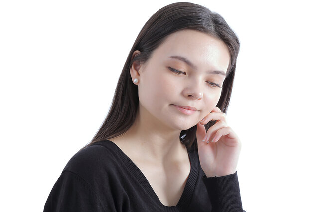 【壱岐真珠】一粒パール スタッドピアス 8.5-9.0mm K14GF | iichi ハンドメイド・クラフト作品・手仕事品の通販