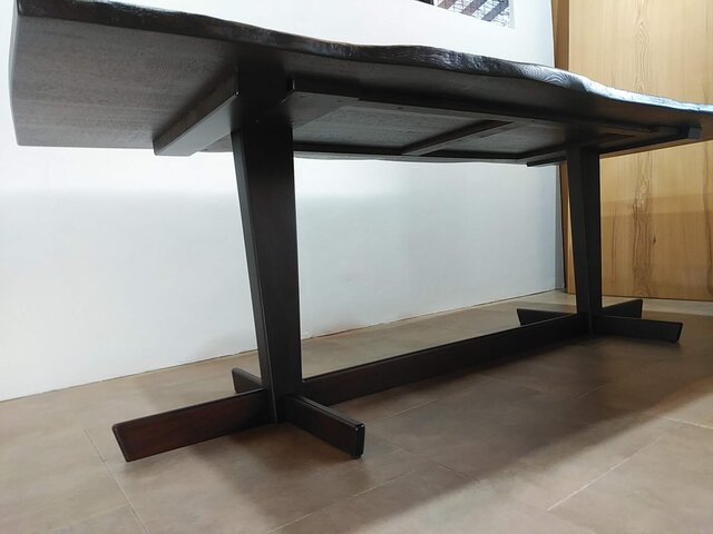 栗 ダイニングテーブル かんな仕上げ | iichi ハンドメイド・クラフト作品・手仕事品の通販