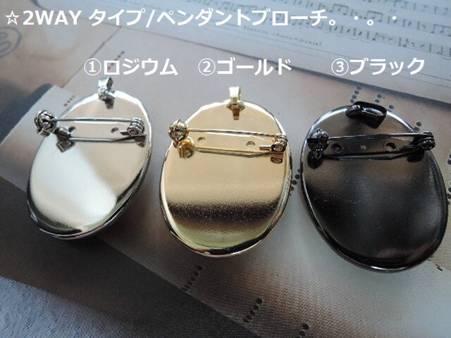 （1271）数量限定販売となります☆可愛いハチドリ＆トランペットフラワーのカメオ☆2WAY ペンダントブローチ | iichi ハンドメイド・クラフト作品・手仕事品の通販