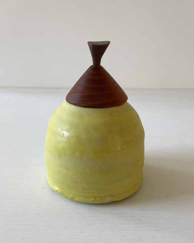 小壺・イエロー | iichi ハンドメイド・クラフト作品・手仕事品の通販