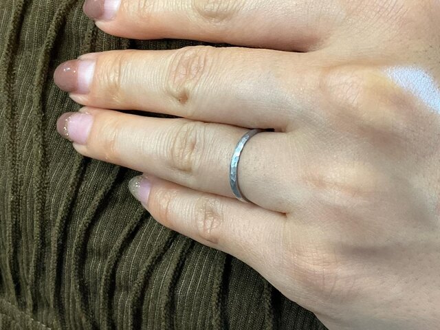 つけてる感じがしない！とっても軽い、つけっぱなしで使える指輪‼︎※アレルギー対応 | iichi 日々の暮らしを心地よくするハンドメイドやアンティークのマーケットプレイス