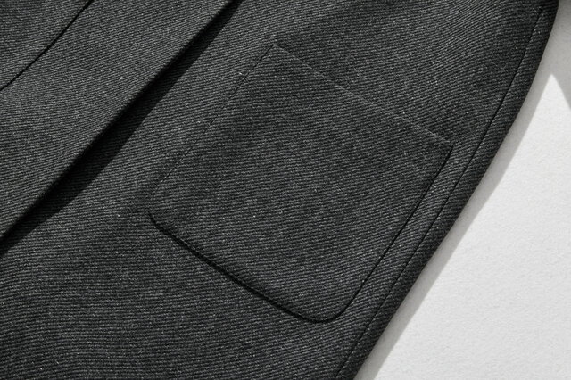 ★即納★着回し無限大 大人ウールコート フード付きコート ダークグレー 221203-1 | iichi 日々の暮らしを心地よくするハンドメイドやアンティークのマーケットプレイス