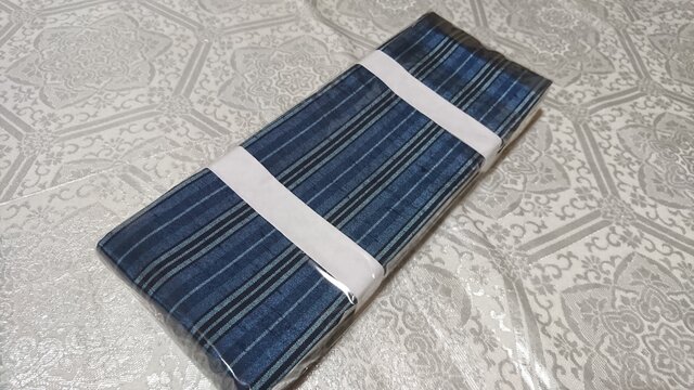 創作帯☆角帯 玉虫ストライプ 巾約10cm | iichi ハンドメイド・クラフト作品・手仕事品の通販