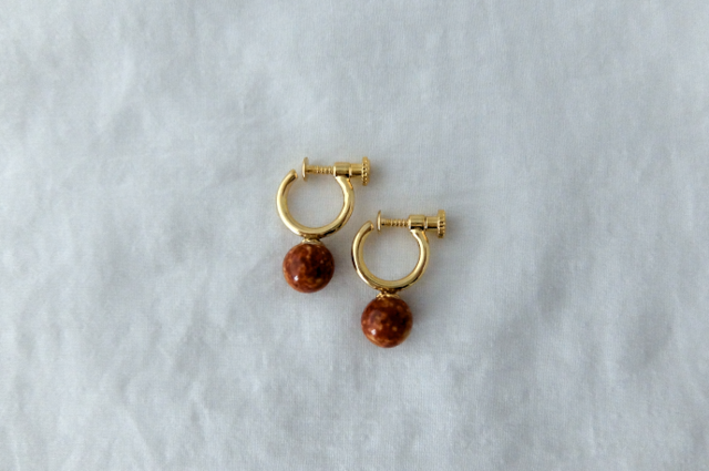 イヤリング hoop arma | iichi ハンドメイド・クラフト作品・手仕事品の通販